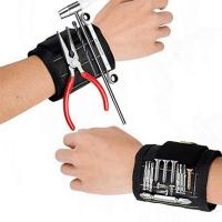 China Strong Magnetic Wrist Charged Woodworking Nail Suction Wristband with Nail Pickup for sale
