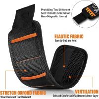 China Magnetic Wristband Tool Belts Strong Magnets for Holding Screws Nails Drill Bits DIY for sale