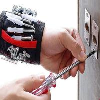 China Eco-Friendly Magnetic Wristband with Strong Magnets and Telescopic Pickup Tool for Holding Screws in Woodworking Projects for sale