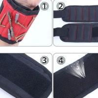 China Eco-Friendly Magnetic Wristband with Strong Magnets and Telescopic Pickup Tool for Holding Screws in Woodworking Projects for sale