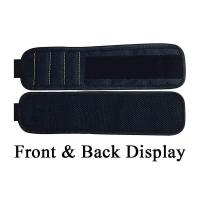 China Strong Magnetic Wristband for Holding Screws Nails Drilling Bits Wrist Tool Holder Belts for sale