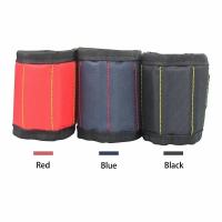 China Strong Magnetic Wristband for Holding Screws Nails Drilling Bits Wrist Tool Holder Belts for sale