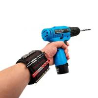 China Magnetic Wrist with Strong Holds Screws Nails Drill Bit Storage Organizer Support Band Repair Magnetic Tools for sale