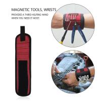China Magnetic Wristband Portable Tool Bag Electrician Wrist Tool for sale