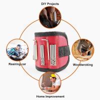 China Portable Tool Bag and Customized Magnetic Wristband with Strong Magnets for Electricians Package Gross Weight 0.300kg for sale