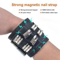 China Portable Tool Bag and Customized Magnetic Wristband with Strong Magnets for Electricians Package Gross Weight 0.300kg for sale