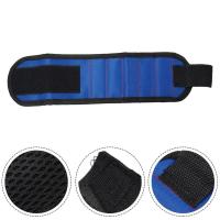 China Magnetic Wristband Portable Magnetic Tool Bag for Screw Nail Nut Bolt Drill Bit Repair Kit for sale
