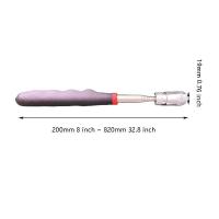 China Retractable Telescopic Magnetic Pickup with Light Auto Repair Tool for sale