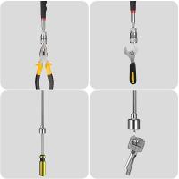 China Magnetic Telescopic Pick-up Tools Grip LED Light Adjustable Extendable Long Reach Pen Handy Tool for sale