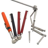 China Strong Magnetic Suction Rod Orange Red Handle Magnetic Pickup Tools for sale