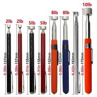 China Strong Magnetic Suction Rod Orange Red Handle Magnetic Pickup Tools for sale
