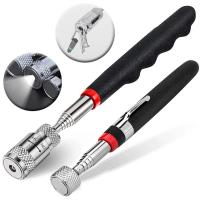 China Telescopic Magnetic Pen with Light Mini Portable Magnet Pick-Up Tool Extendable Pickup Rod Stick for sale