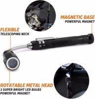 China Multicolor Telescoping Magnetic Pickup Tool Set with Swivel Adjustable Inspection Mirror for sale