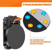 China Magnetic Belt Clips, Heavy Duty Tool Holster Belt Clip Non-Slip Magnetic Tool Holder Magnet Belt Organizer for Hammer Screwdrivers for sale
