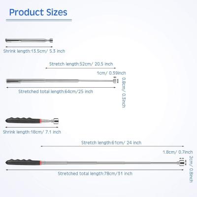 China Telescoping Magnetic Pickup Tool With 25lb Pull Force Mdash Magnet Stick for sale