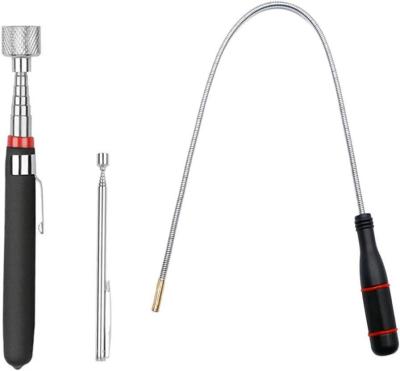 China Flexible Telescopic Magnetic Telescopic Pick Up Tool With LED Light for sale