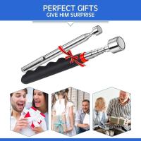 China Pickup Tool With LED Light Magnetic Rod Magnetic Rod Metal Parts Magnetic Tool Telescopic Pickup for sale