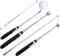 China Magnetic Pick-up Tool Telescopic Pick-up Rod and 360-Degree Rotating Inspection Mirror with LED Light for sale