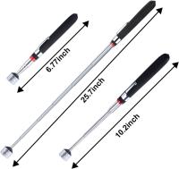 China Magnetic Pick-up Tool Telescopic Pick-up Rod and 360-Degree Rotating Inspection Mirror with LED Light for sale