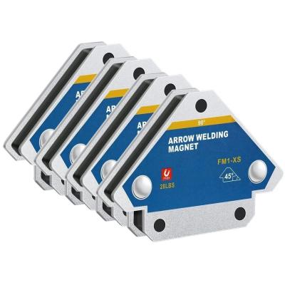 China Magnetic Welding Holders Angle Solder Arrow Magnet Weld Fixer Positioner Ferrite Holding Auxiliary Locator Tools for sale