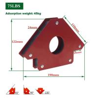 China Magnetic Welding Holders Angle Solder Arrow Weld Fixer Positioner Ferrite Holding for sale