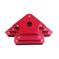 China Welding Auxiliary Magnetic Holder Strong Magnet 3 Angle Arrow Positioner Power Soldering Speciality Locator Tool for sale