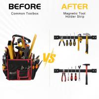China Magnetic Tool Holder Strip Heavy Duty Tool Organizer for Garage Tool Organization for sale