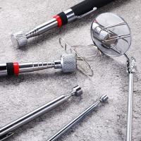 China REACH Aluminum Alloy Magnetic Retractable Pen Mounted Picker for Quick Metal Retrieval for sale