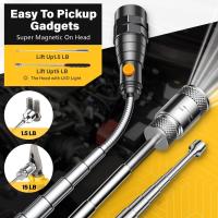 China Magnetic Pickup Tool Set with 3 LED Lights for sale