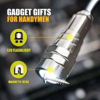China Magnetic Pickup Tool with 3 LED Lights (Silver) for sale