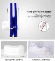China Double Sided Window Cleaner Plastic Double Glazing Window Glass Wiper Cleaning Tool for sale