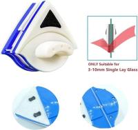 China Magnetic Window Cleaner , Double Sided Window Glass Wiper Cleaning Tool for sale