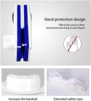 China Magnetic Window Cleaner , Double Sided Window Glass Wiper Cleaning Tool for sale