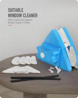 China Adjustable Magnetic Double Window Glass Wiper Glider Washing Brush Equipment Cleaning Brush Wiper Tools for sale