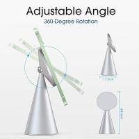 China Magnetic Phone Stand Compatible with iPhone 13&iPhone 12, Mini, Pro and Pro Max, Adjustable Aluminum Holder for sale