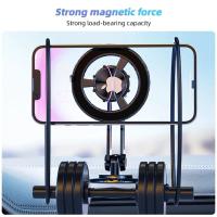 China 360° Rotate Strong Magnetic Car Phone Holder For Magsafe Foldable Phone Stand Air Vent Magnet Mount GPS Support For phone 14 13 for sale
