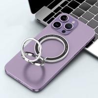 China Magnetic Cell Phone Ring Holder Compatible with iPhone 12 13 14 Series MagSafe Removable Cell Phone Grip Kickstand for sale