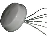China Omnidirectional MIMO Ceiling Antenna 20W 2.4/5.8GHz with 6 RPTNC Connectors for WLAN WiFi WiMAX for sale