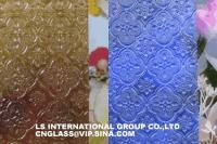 China Pattern Glass 3mm-6mm Clear Bronze Grey for Shower Door Interior Partition for sale