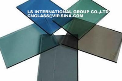 China Reflective Glass 2440x3660mm Pyrolytic Coating Energy Efficient Low Light Pollution for sale