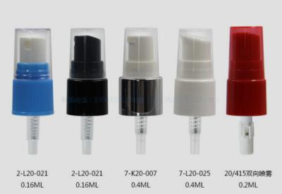 China 20/410 Fine Mist Sprayer Pump 0.18cc Dosage for Cosmetic and Personal Care for sale