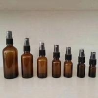 China Amber Glass Spray Bottles Leakproof Odorless 250ml 500ml Reusable for sale