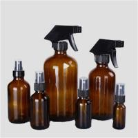 China Amber Glass Spray Bottles 20ml 30ml 50ml 100ml 250ml 500ml Odorless Durable for sale