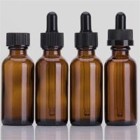 China Amber Glass Dropper Bottles 5ml 10ml 15ml 30ml 50ml 100ml Essential Oil Bottles for sale
