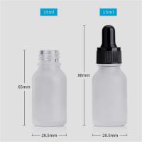 China Borosilicate Glass Dropper Bottles 5ml 50ml Leakproof Essential Oil Bottles for sale