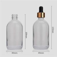China Amber Essential Oil Glass Bottles 30ml 50ml ISO14001 Multipurpose Dropper Bottles for sale