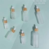 China Sturdy 30ml Frosted Glass Dropper Bottles for sale