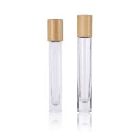 China Ultralight Roller Bamboo Dropper Bottle With Lid Sturdy Environmentally Friendly for sale