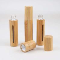China Lightweight Bamboo Top Roller Bottles For Essential Oil 10ml Multiscene for sale