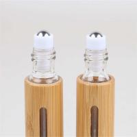 China Lightweight Bamboo Top Roller Bottles For Essential Oil 10ml Multiscene for sale